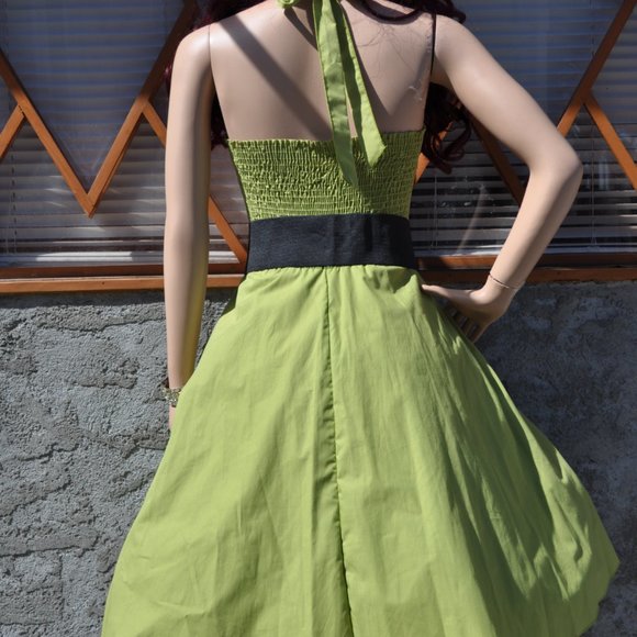 fashion loverss | Dresses | Swing Dress Retro Vintage Style Halter 95s ...